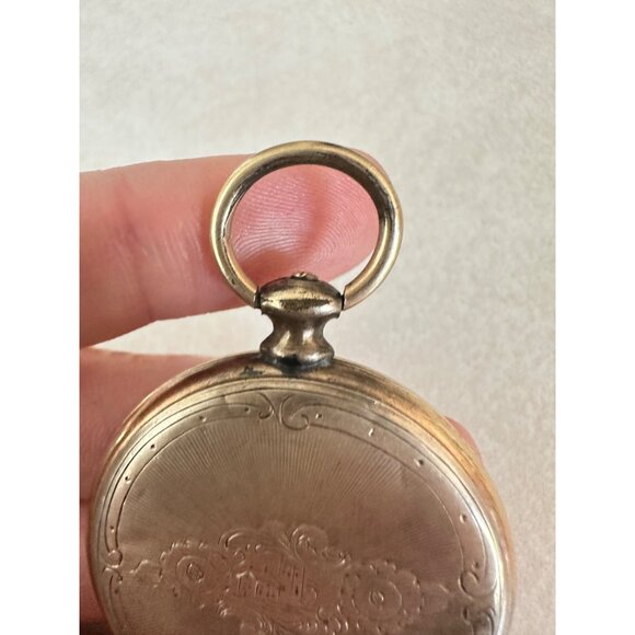 Jewelry | Antique Victorian 185s 10k Gold Filled Pocket Watch Locket ...